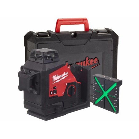 Milwaukee akkus 3 síkú szintező lézer M12 3 PL-0C